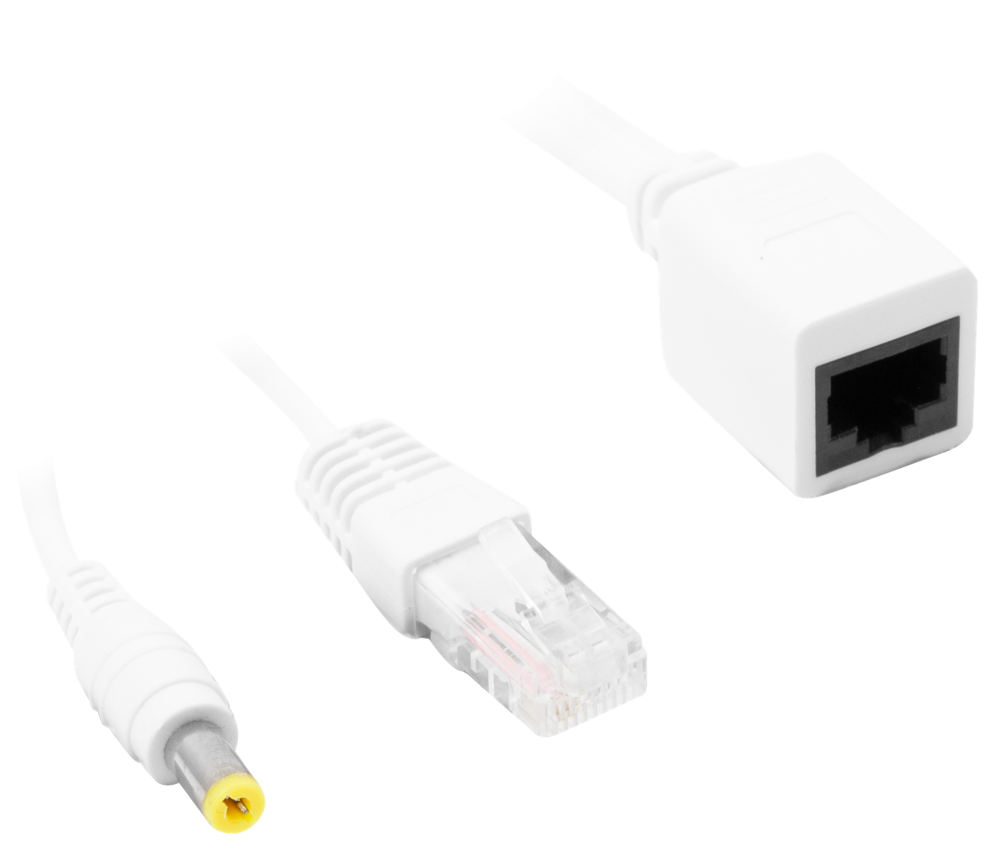 POE INJECTOR PASSIVE UTP ADAPTER KIT 15CM LANBERG - Kablowo